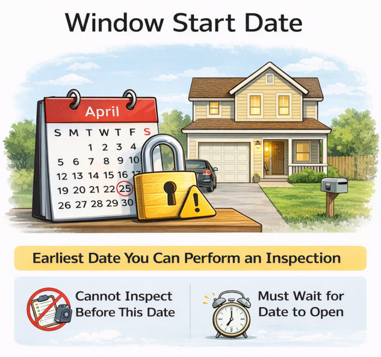 Lesson 11 — The Window Start Date - Mortgage Field Services